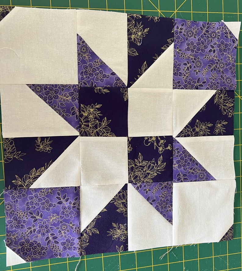 Disappearing Hourglass Star PATTERN QAYG Simple - Etsy