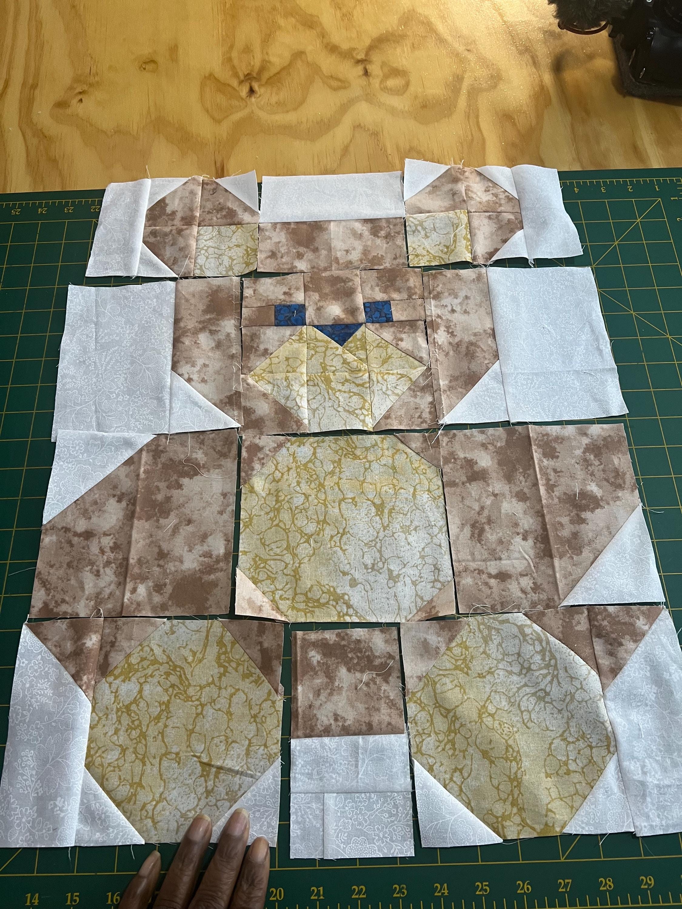 Teddy Bear Baby Quilt Pattern: Beginner-friendly Patchwork (PDF ...