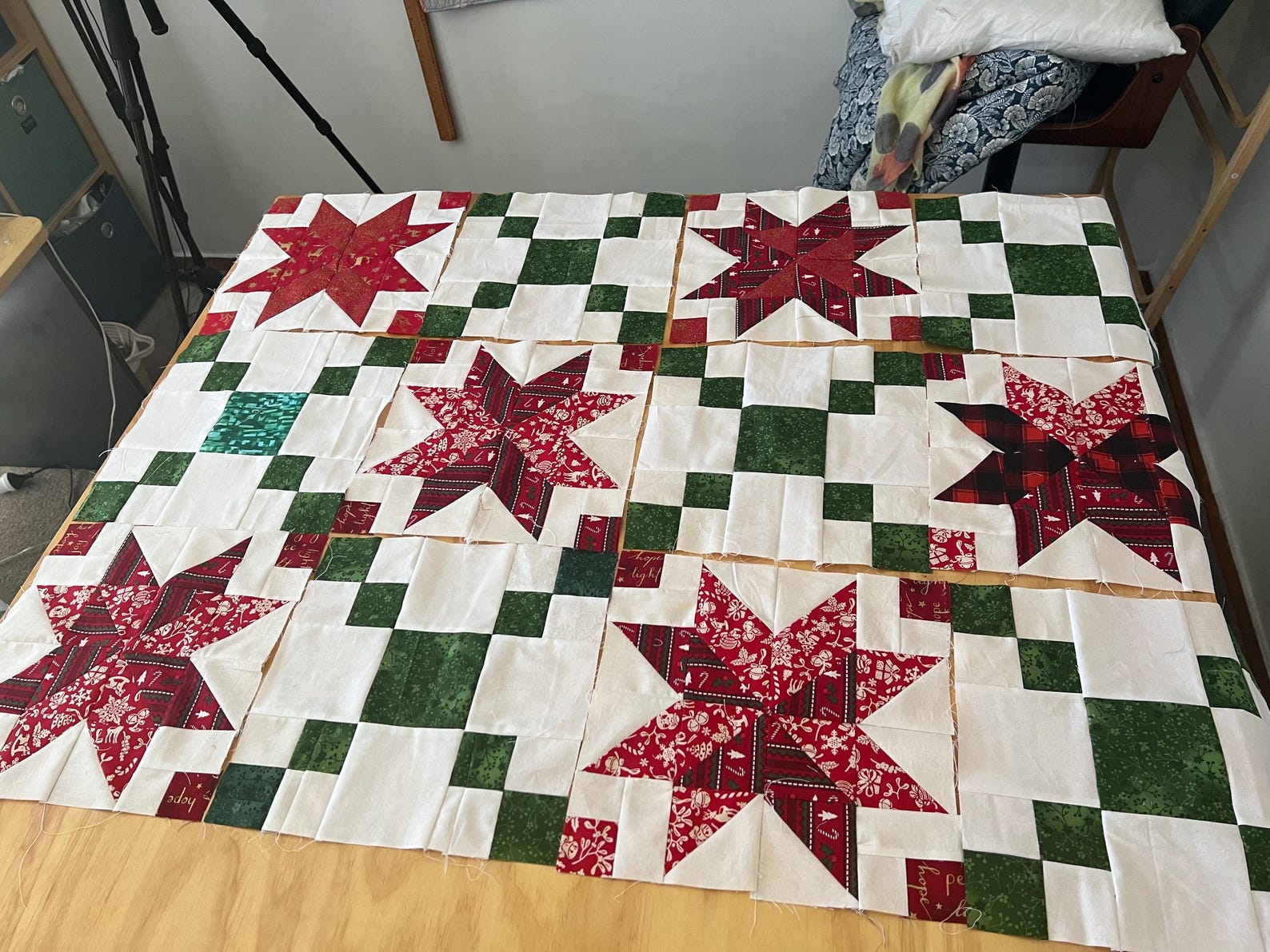 The Nordic Pine Quilt Pattern Easy Step by Step Full Video Tutorial - Etsy