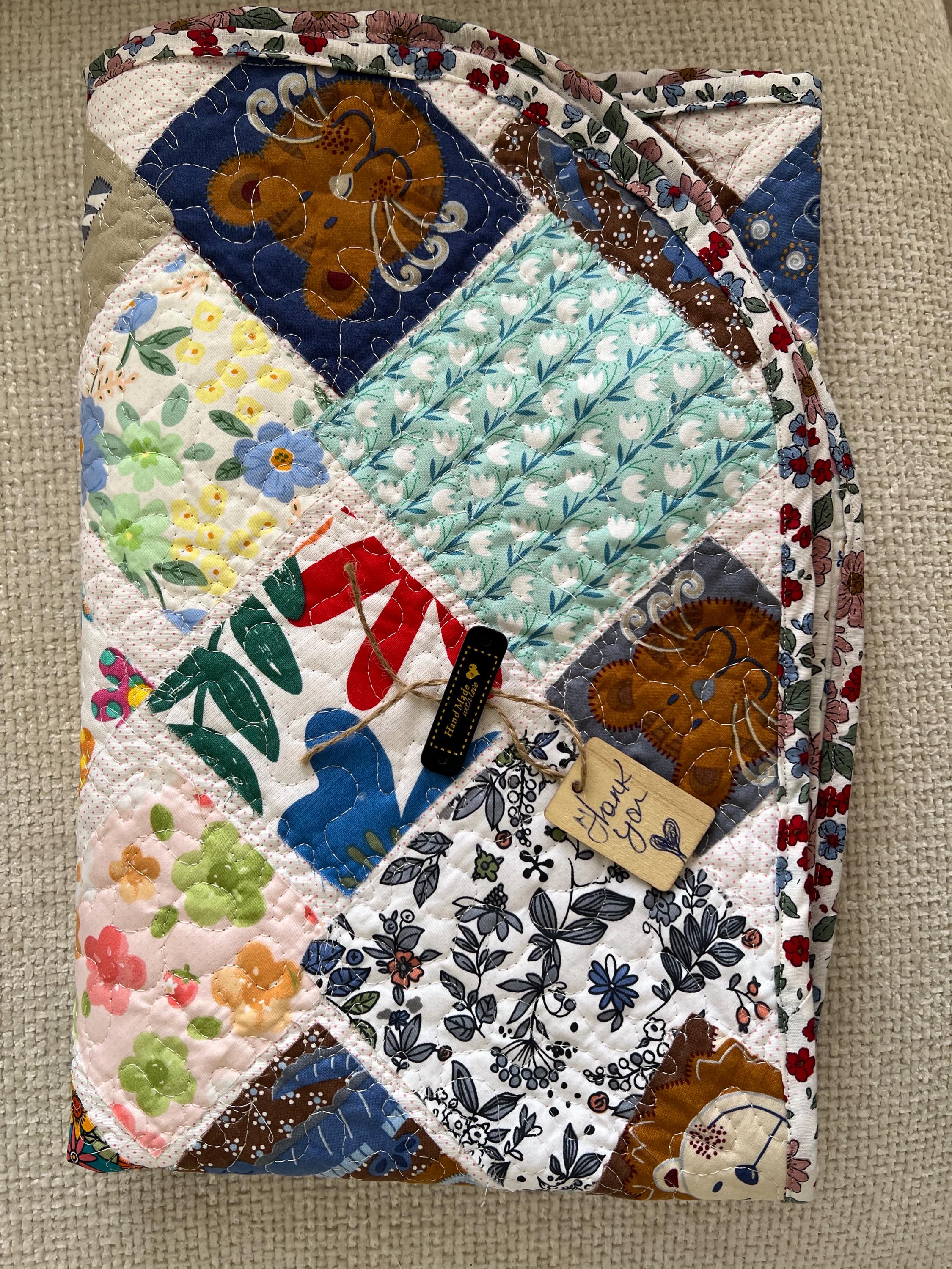 No Sew Baby Quilt Pattern Fun Fast Easy Video Tutorial Step by Step ...