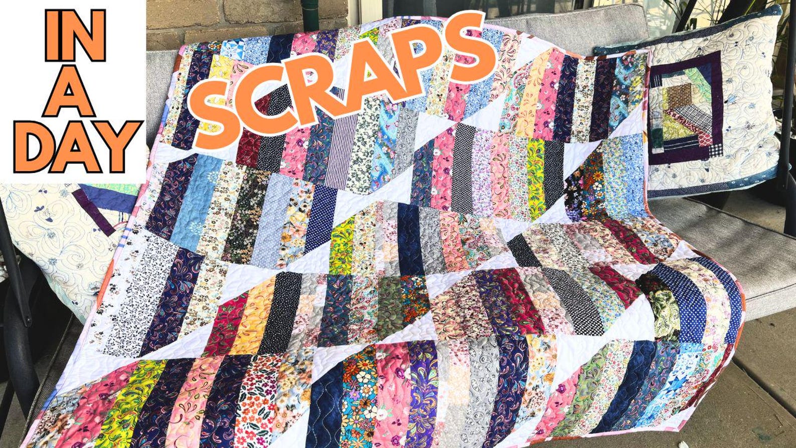 Strips Quilt Pattern PDF Modern Stripe Quilting Design Beginner ...