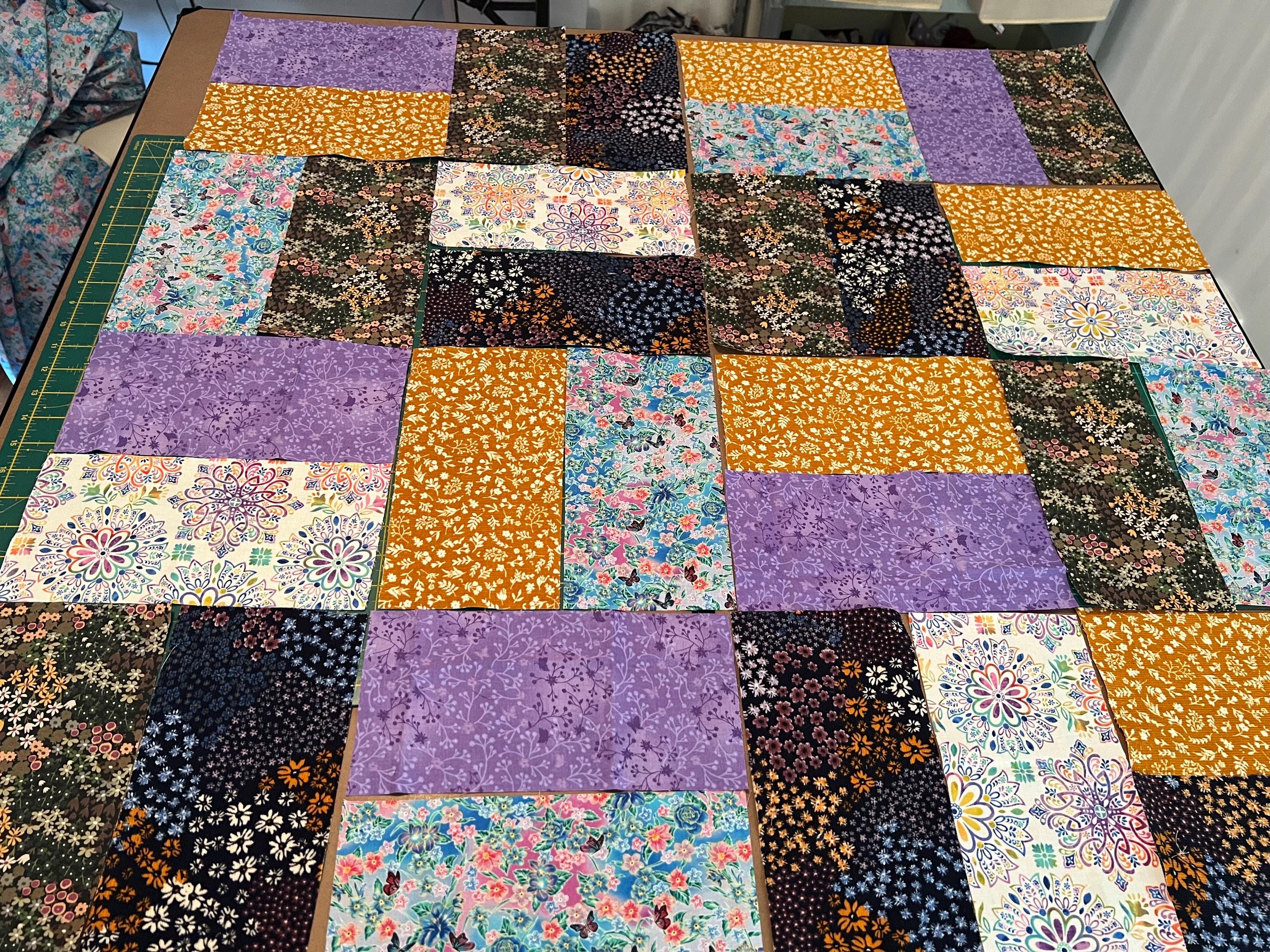 Layer Cake Sliced Stack Quilt Pattern: Fast Beginner Project (PDF) - Etsy