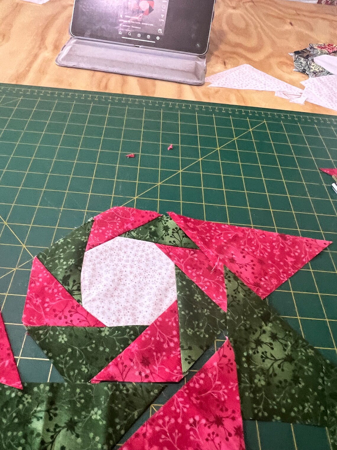 Spinning Star Quilt Block Pattern: Easy Step-by-step Instructions (PDF ...