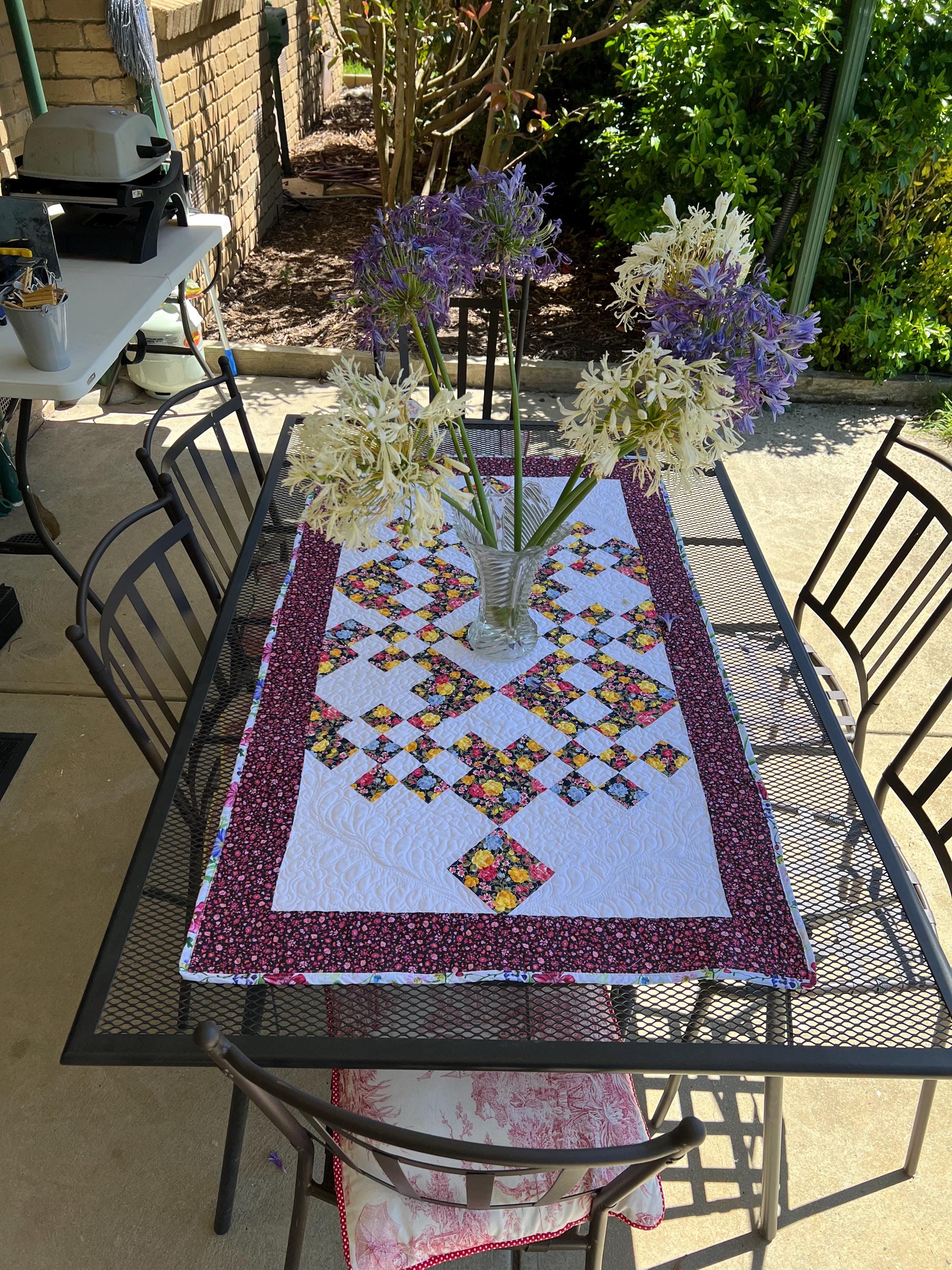 Disappearing Pattern Four Patch Table Quilt/ Runner Pattern - Etsy