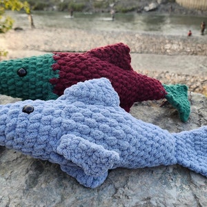 Salmon Crochet Plushie Amigurumi - Etsy