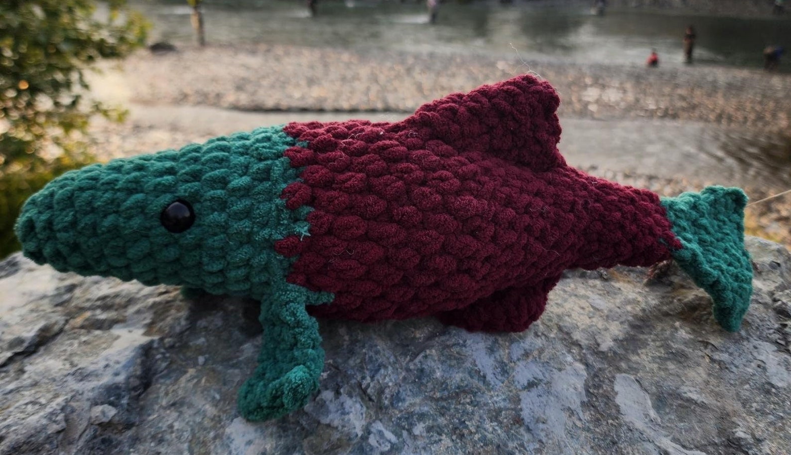 Salmon Crochet Plushie Amigurumi - Etsy