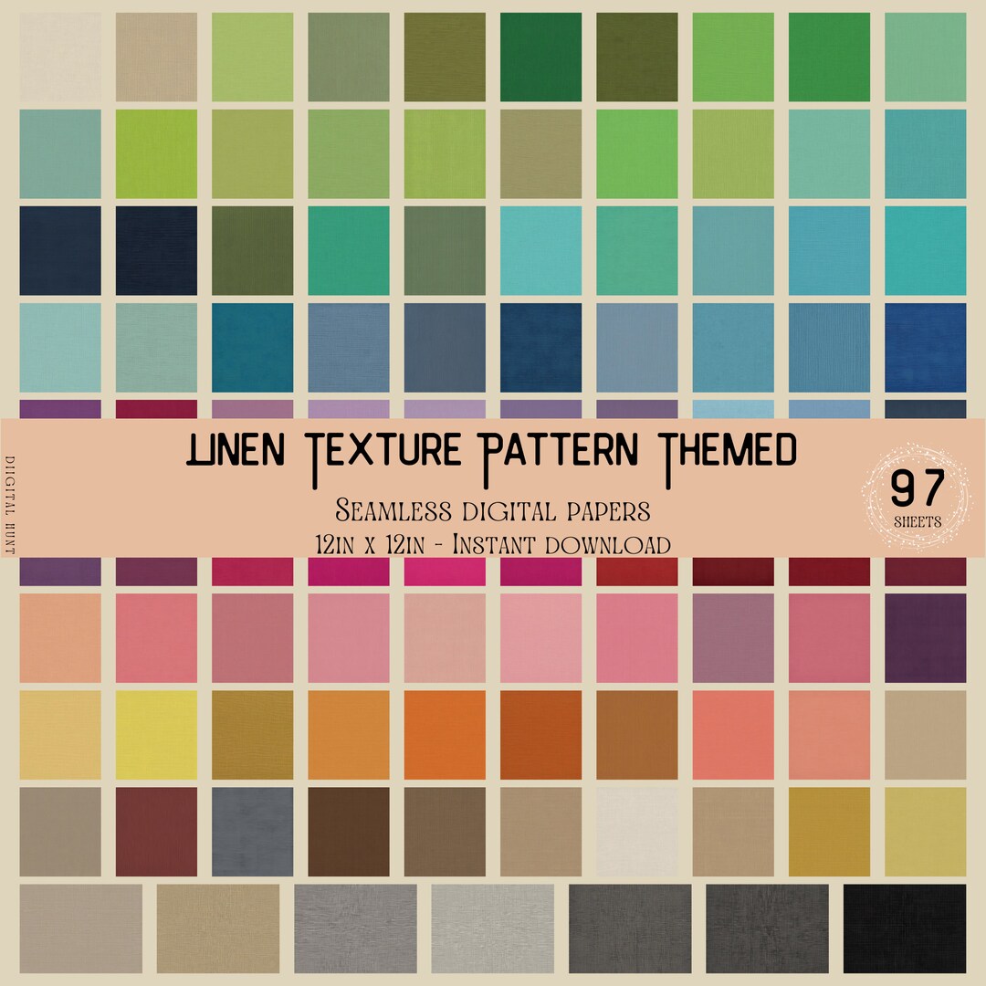 Linen Texture Pattern Digital Paper | Seamless Pattern | Linen Texture ...
