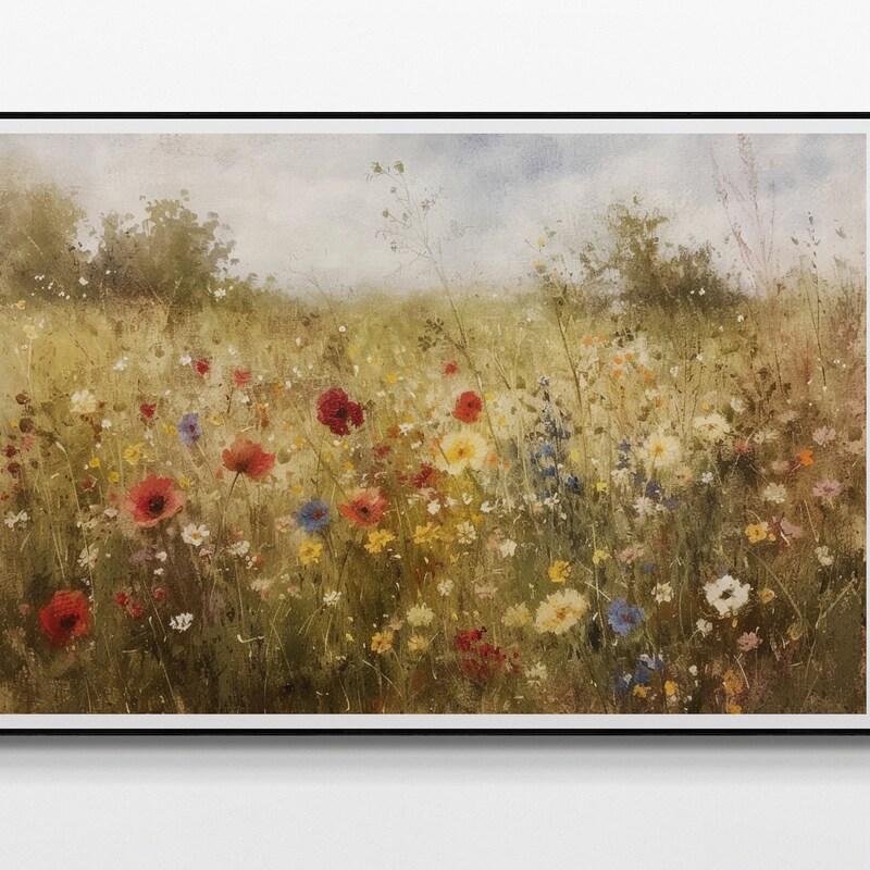 Wildflowers Painting - Etsy