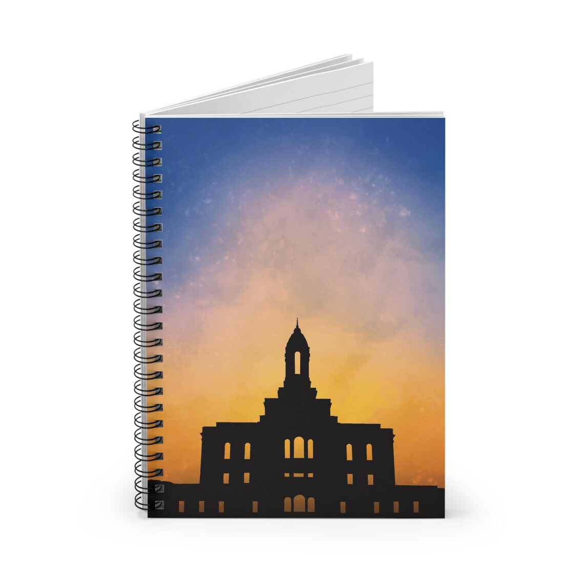 Deseret Peak Temple Journal - LDS Ruled Spiral Notebook - Etsy