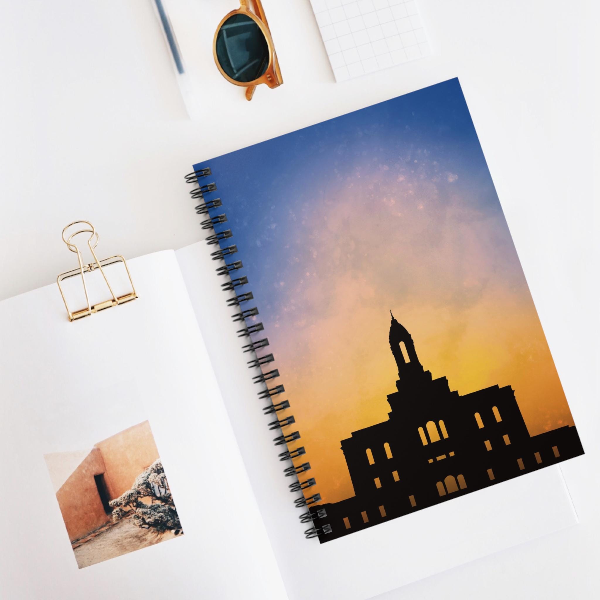 Deseret Peak Temple Journal - LDS Ruled Spiral Notebook - Etsy