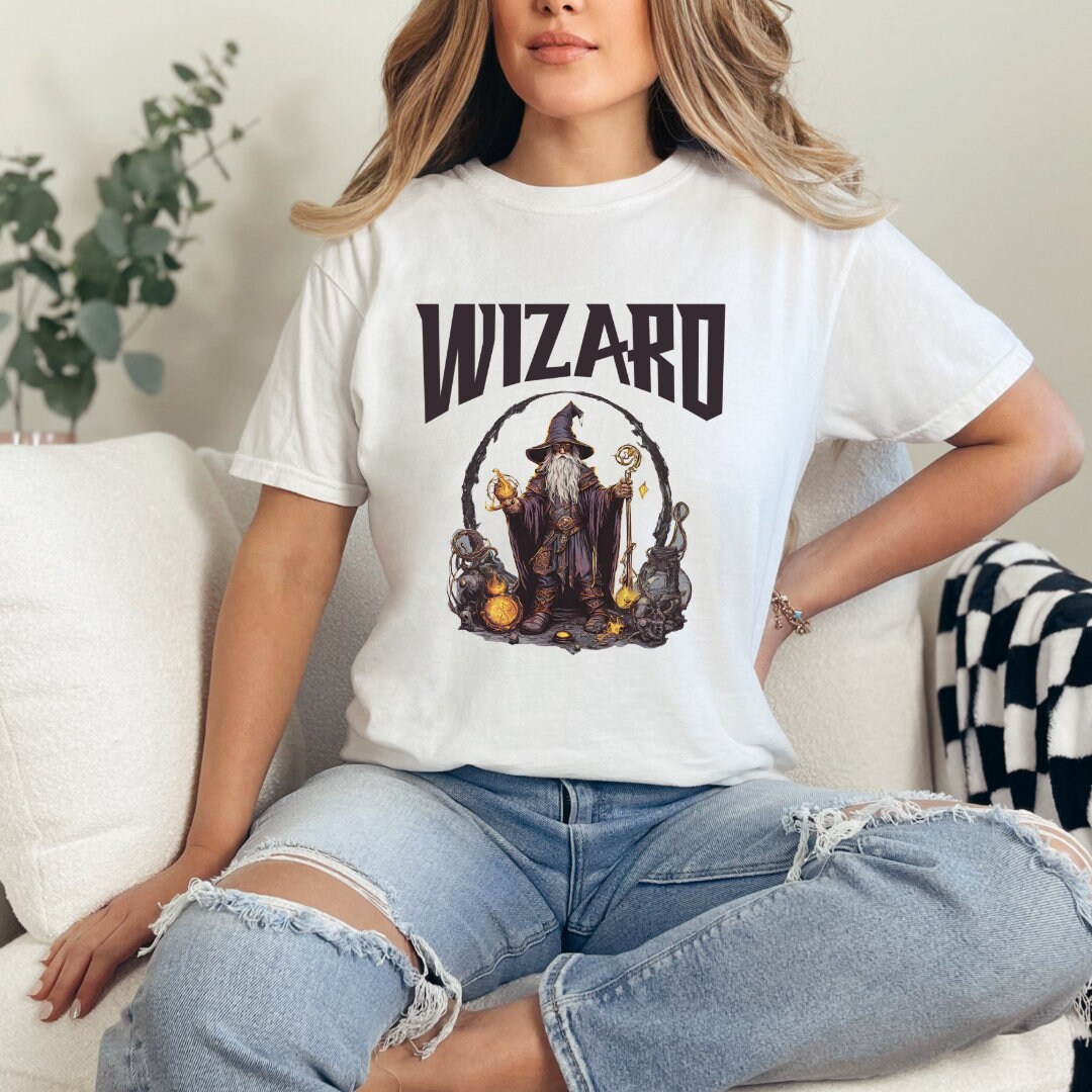 Dungeons and Dragons Wizard Band T-shirt Comfort Colors - Etsy