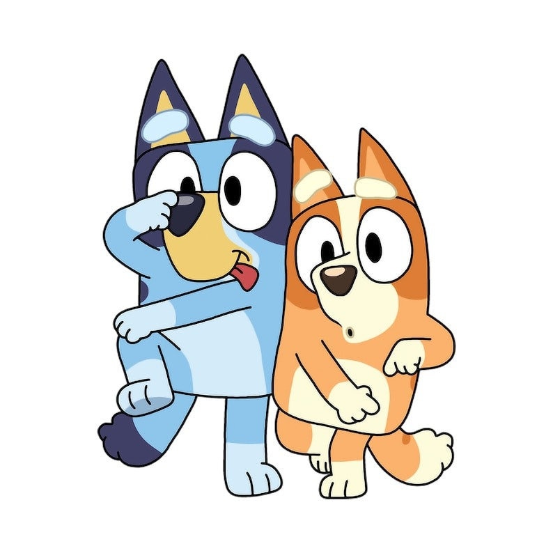 Bluey Bingo Png, Bluey Friends Instant Download Png, Bluey and Friends ...
