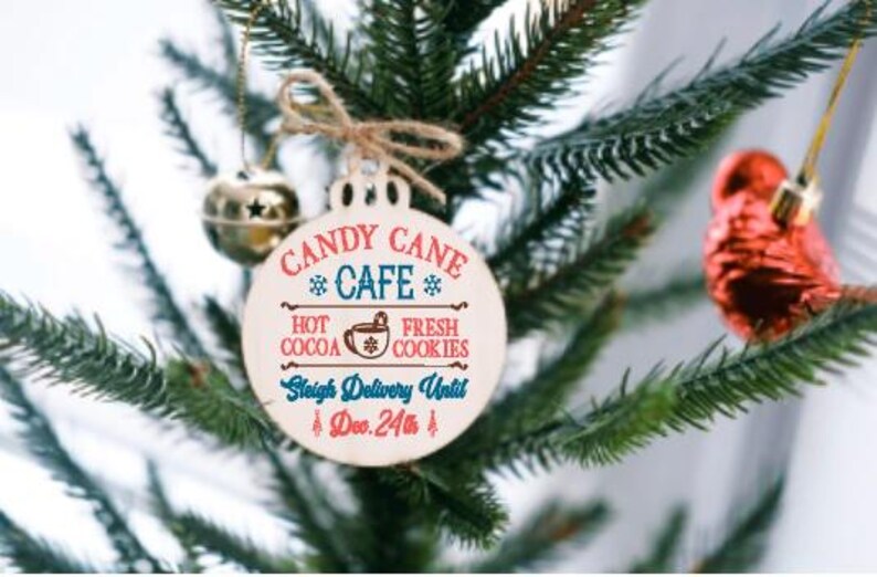 Candy Cane Cafe SVG Christmas SVG Digital Download - Etsy