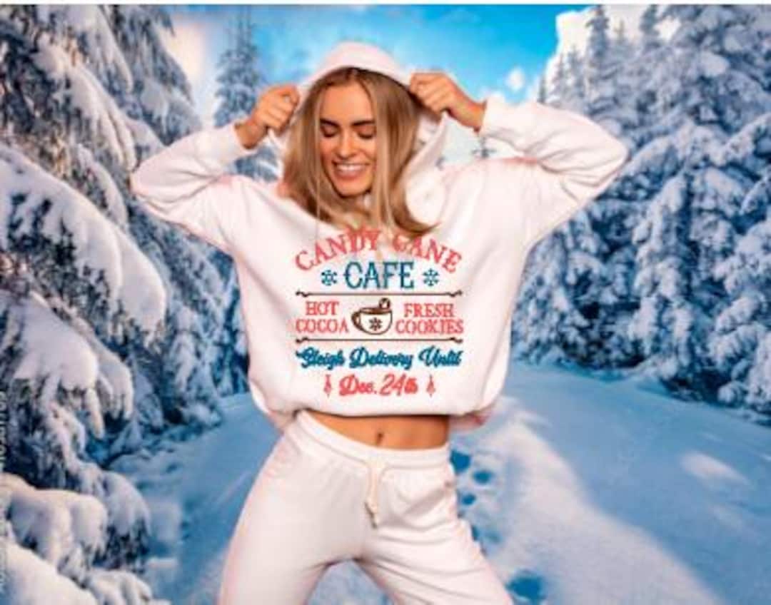 Candy Cane Cafe SVG Christmas SVG Digital Download - Etsy