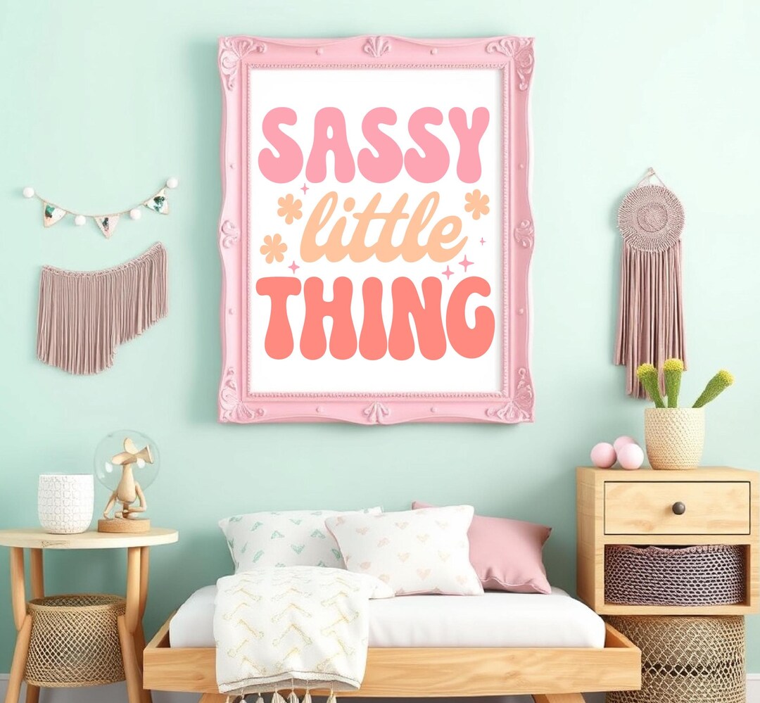 BOHO Sassy Little Thing - Instant Digital Download - PNG Design ...