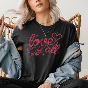 Western Valentine Lasso Love Yall PNG - Etsy
