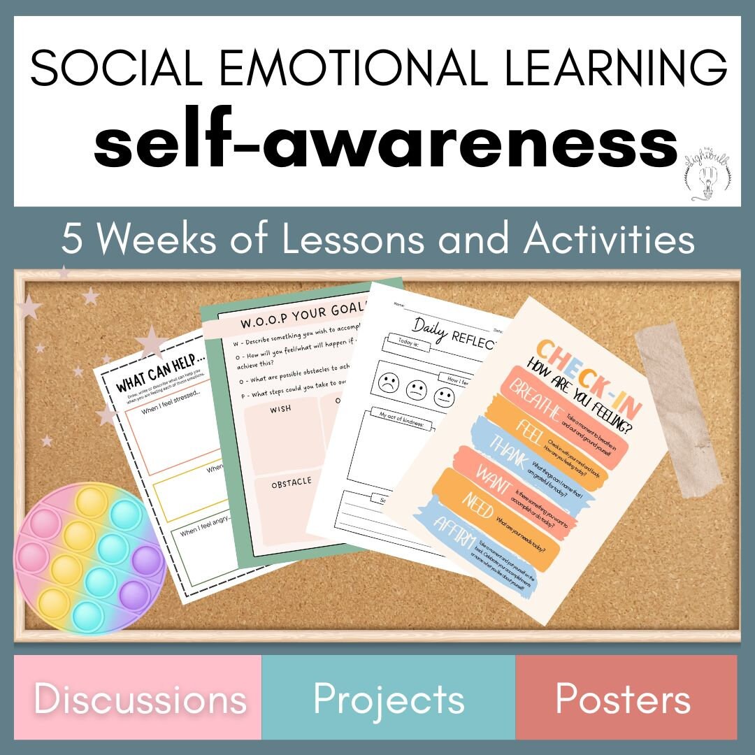 Self Awareness Social Emotional Lessons, Activities, Posters - Etsy