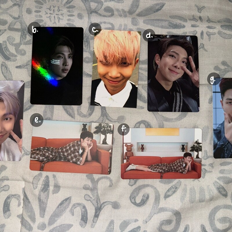 Bts Official Photocards - Etsy