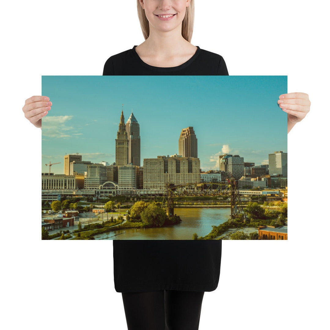 Cleveland Skyline Photo Print - Etsy