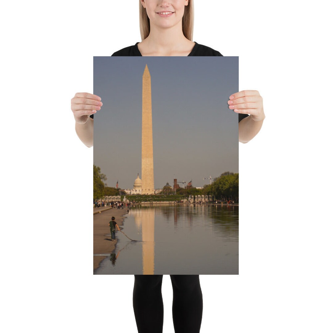 Photo of Abraham Lincoln Memorial Reflecting Pool in Washington, D.C ...