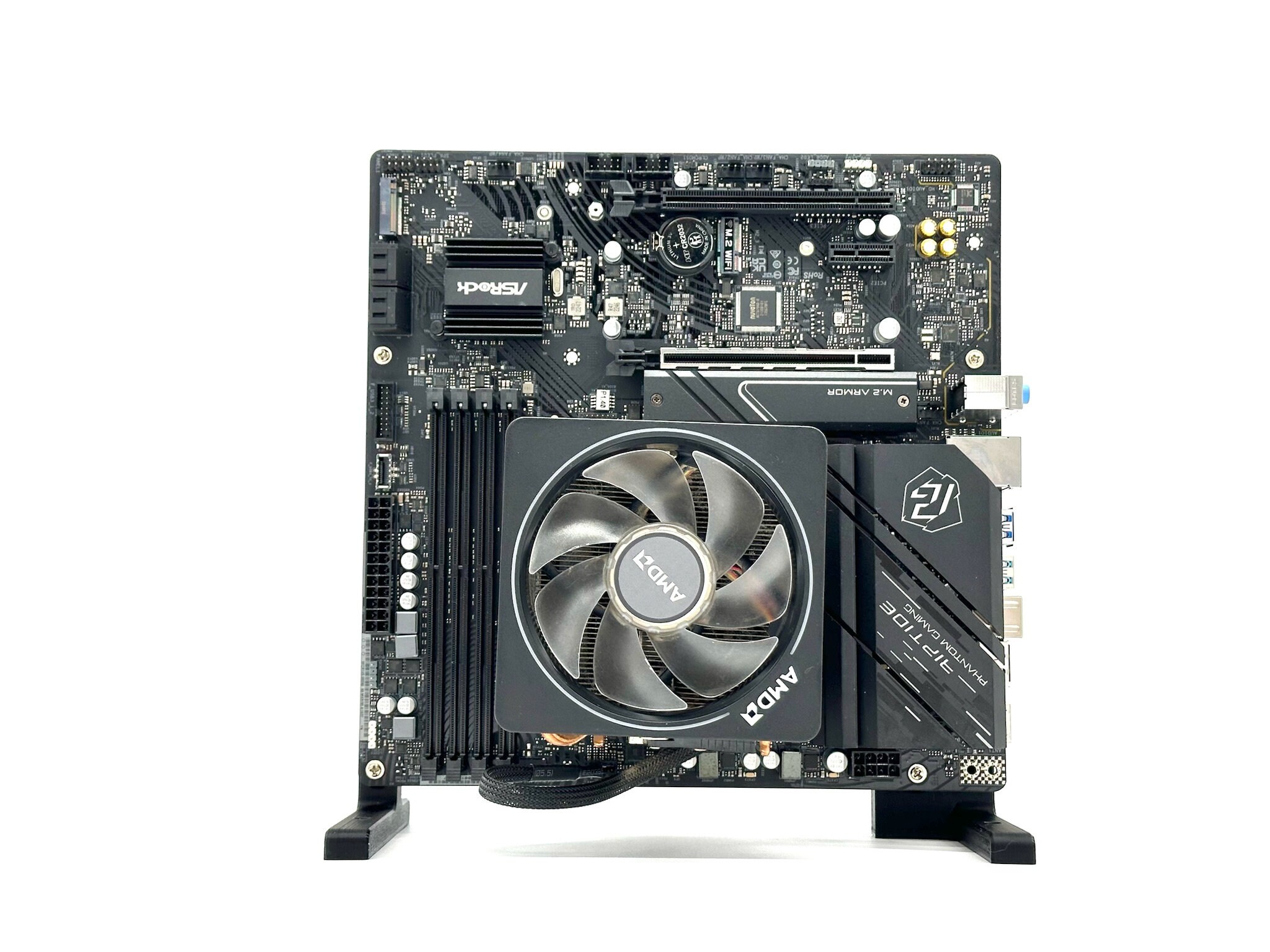 Premium Threaded 90 Degree Vertical or Horizontal ATX/ITX Motherboard ...