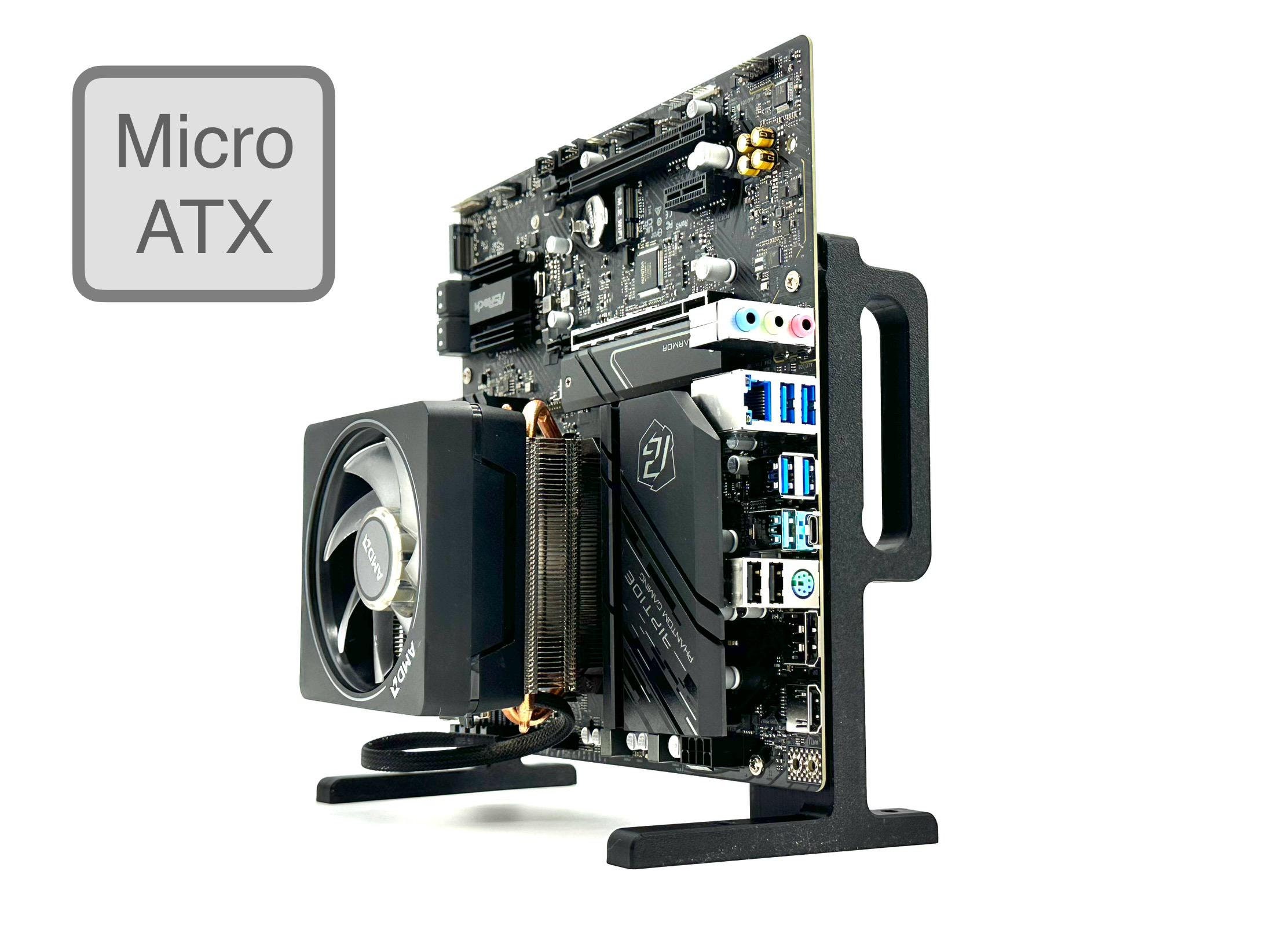 Premium Threaded 90 Degree Vertical or Horizontal ATX/ITX Motherboard ...