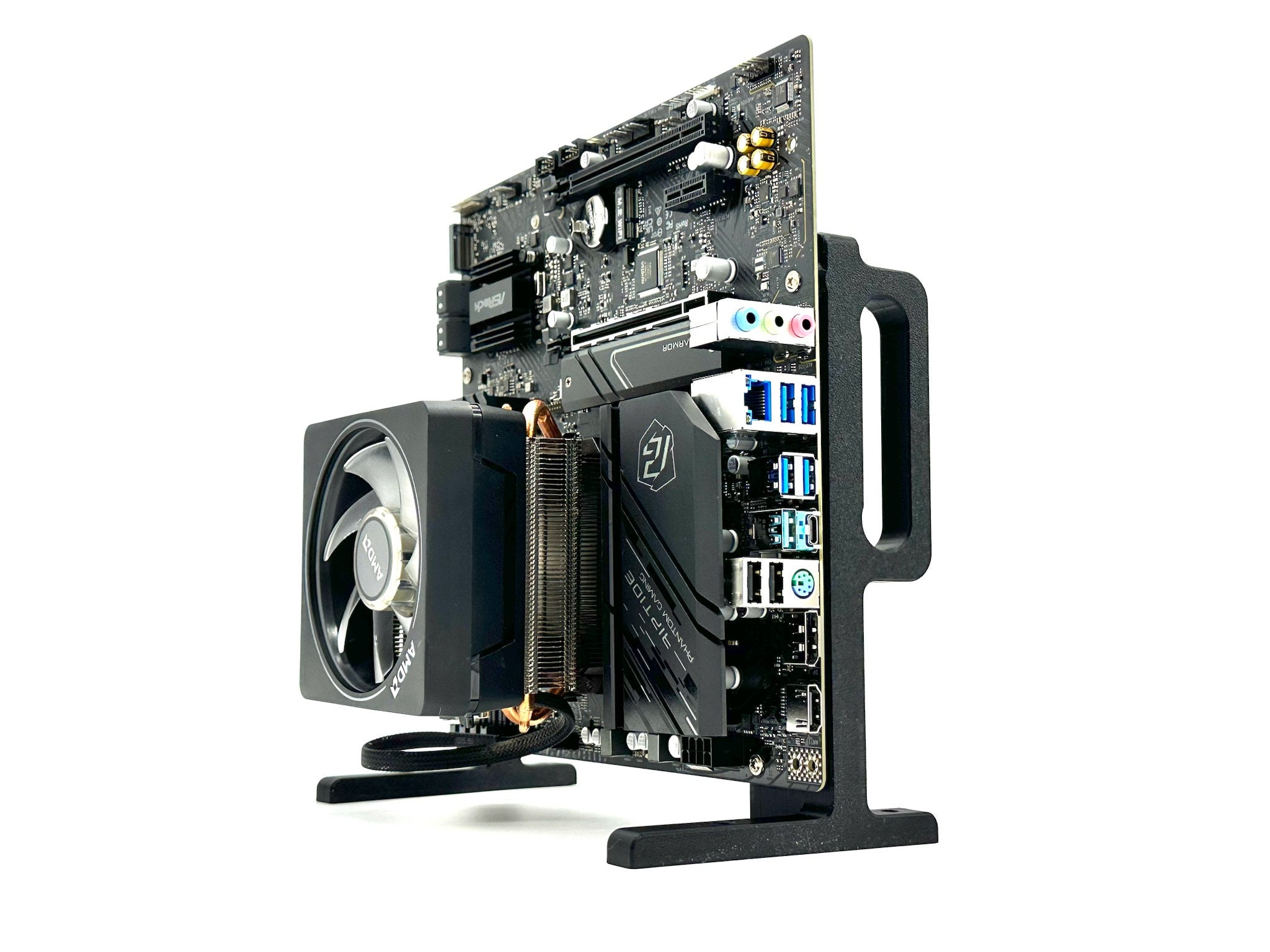 Premium Threaded 90 Degree Vertical or Horizontal ATX/ITX Motherboard ...