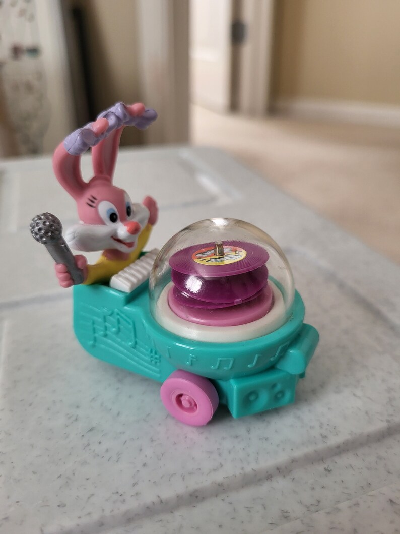 Vintage LOT 4 1992 Mcdonald's Tiny Toons Wacky Rollers Happy Meal Toys ...