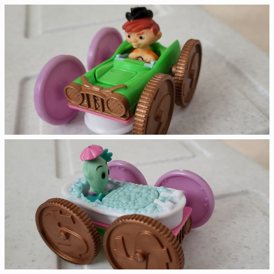 Vintage 1990 Mcdonald's Happy Meal Toys Tiny Toon Flip Cars Montana Max ...