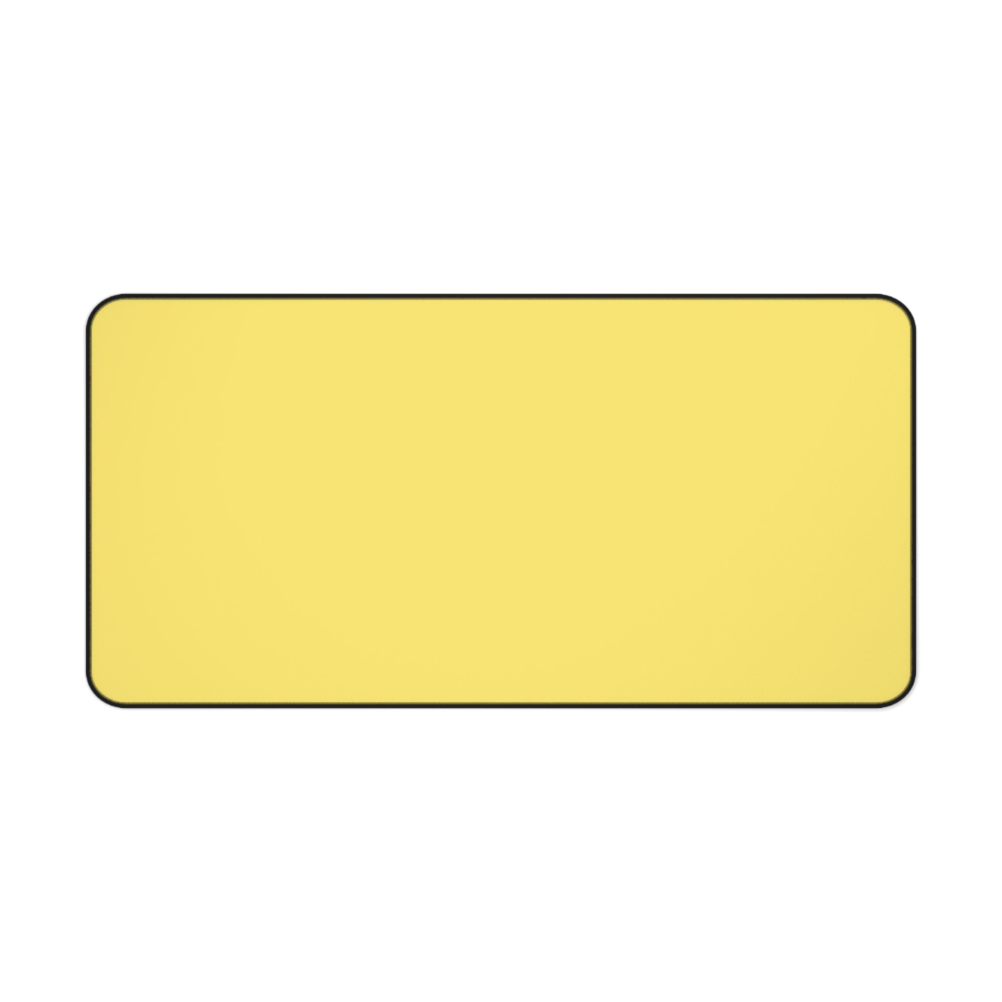 Laguna Yellow Desk Mat/yellow Desk Mat/single Color Desk Mat/desk Mat ...