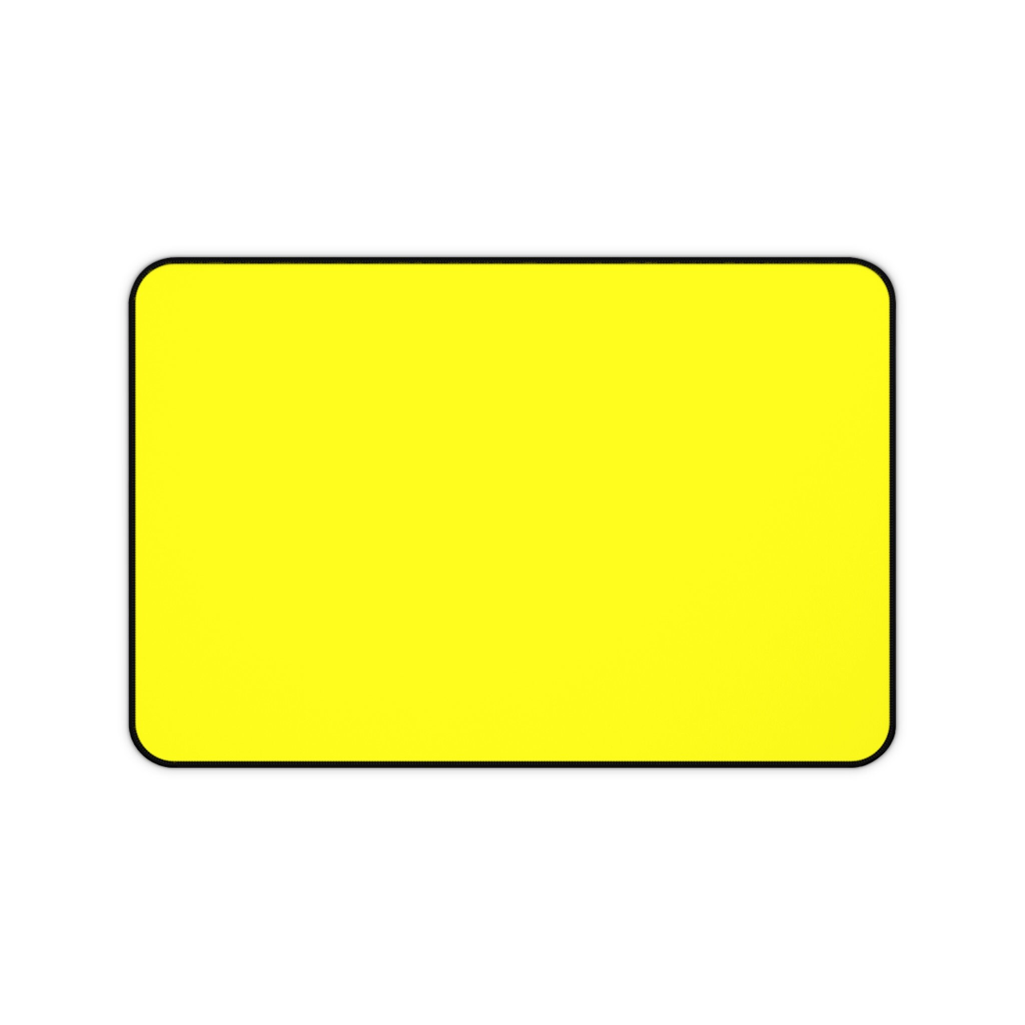 Bright Yellow Desk Mat/yellow Desk Mat/single Color Desk Mat/desk Mat ...