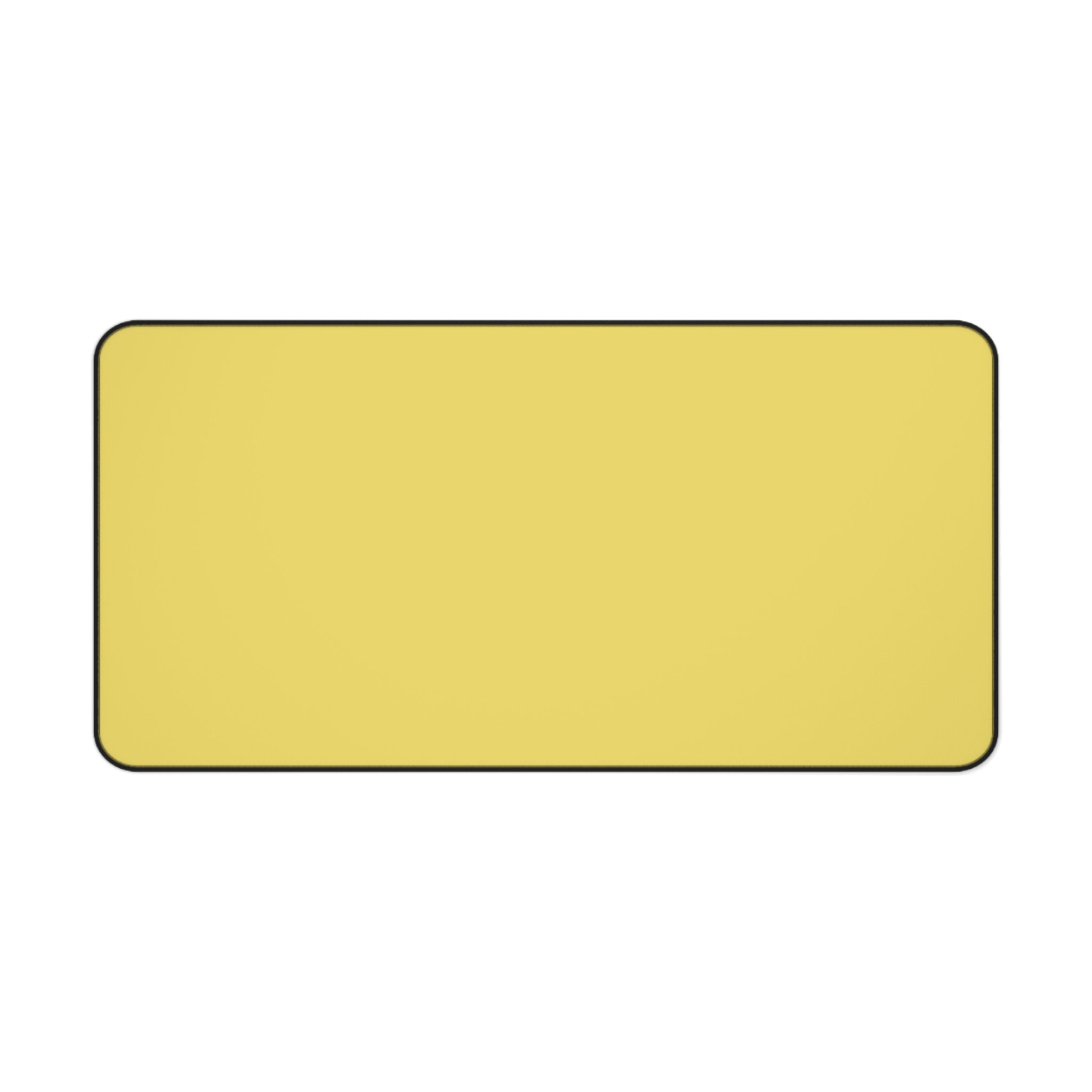 Arylide Yellow Desk Mat/yellow Desk Mat/solid Color Desk Mat/desk Mat ...