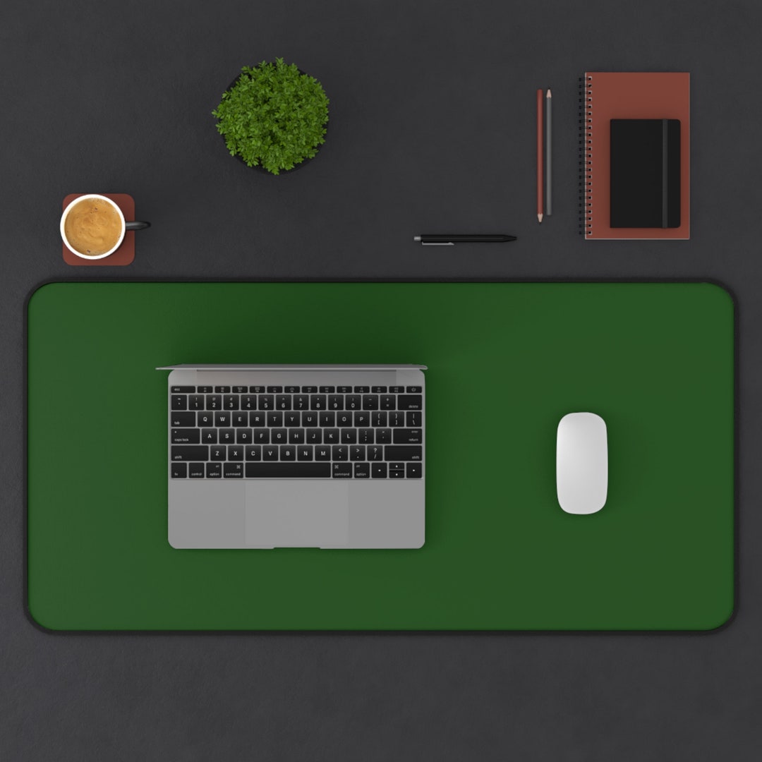 Pine Green Desk Mat/pine Tree Color Desk Mat/green Desk Mat/eye ...