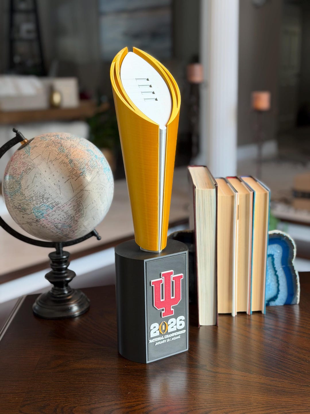 ACTUAL SCALE Indiana CFP National Championship Trophy - Hoosiers ...