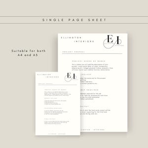 Project Proposal Template Interior Design Document Template Small ...