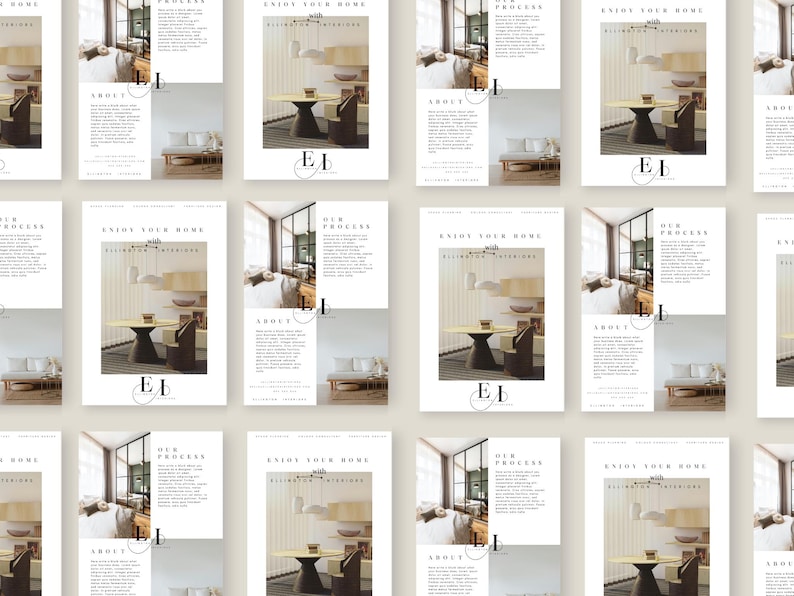 Interior Design Flyer Template Customisable Small Business Flyer Design ...