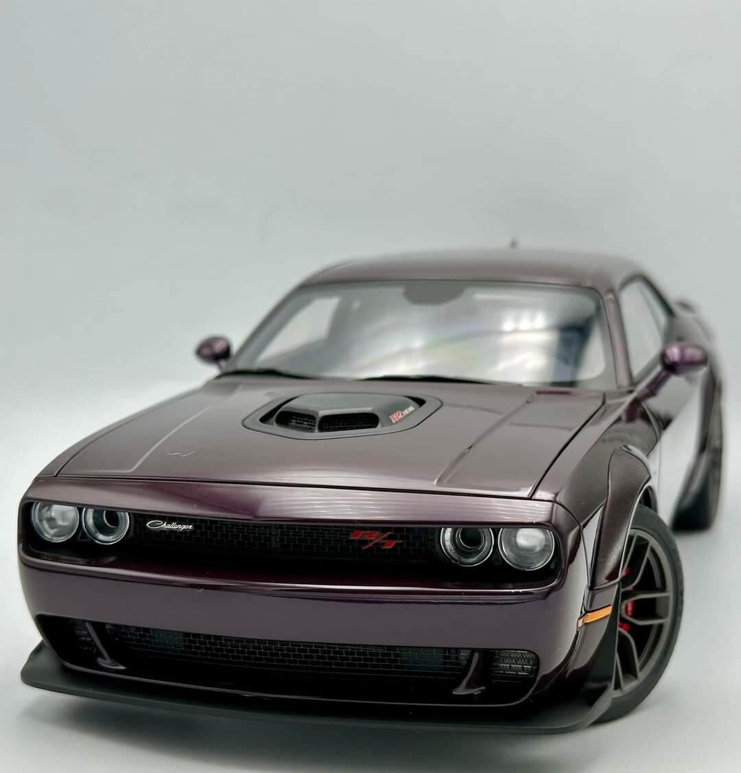 Autoart 1:18 Dodge Challenger R/T Scat Pack Shaker Widebody hellraisin ...