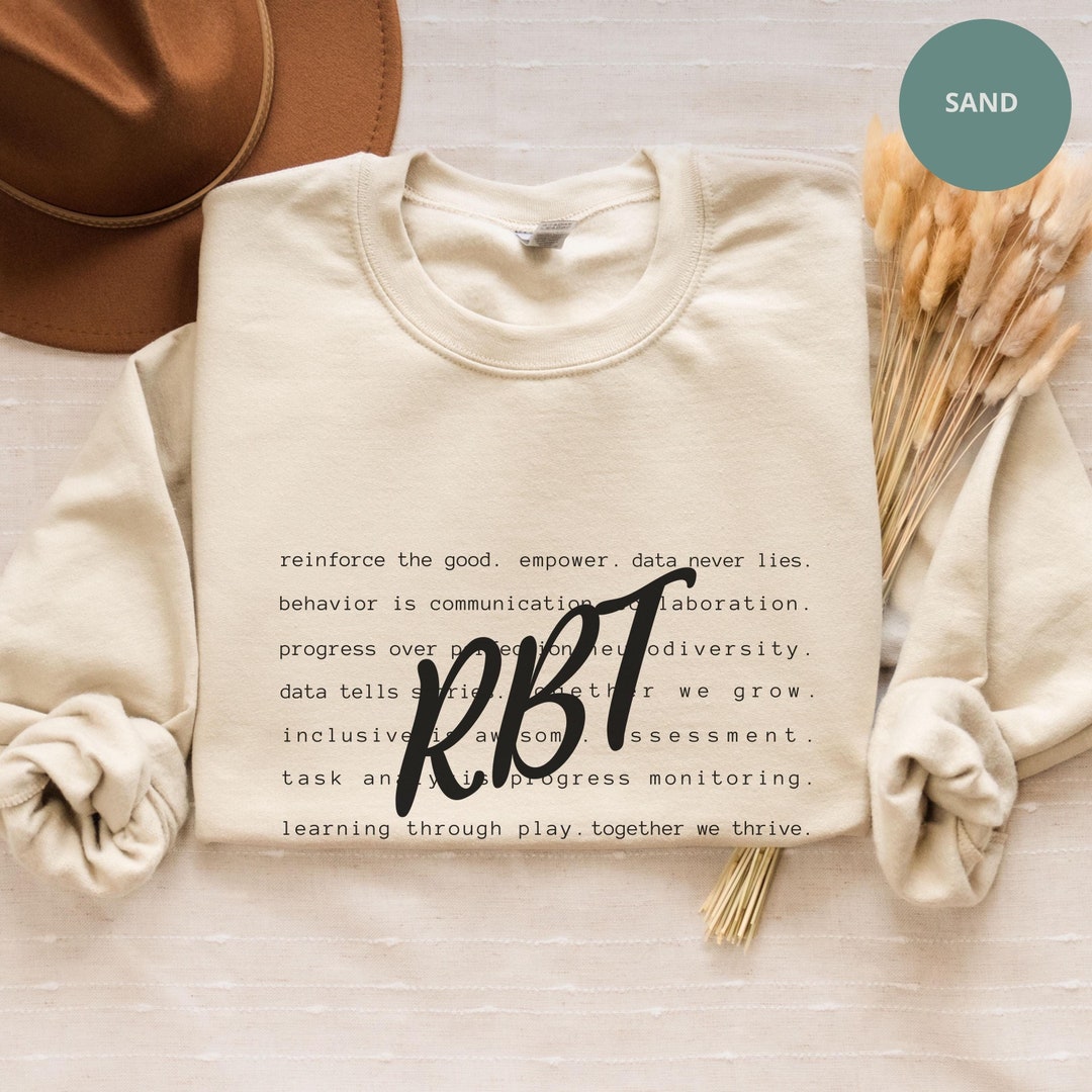 RBT Sweater for Birthday, RBT Words Sweatshirt, Registered Behavior ...