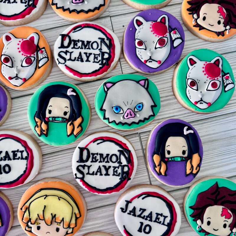 Demon Slayer Cake - Etsy