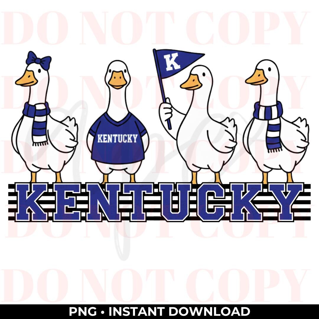 Kentucky Goose PNG ONLY - Etsy
