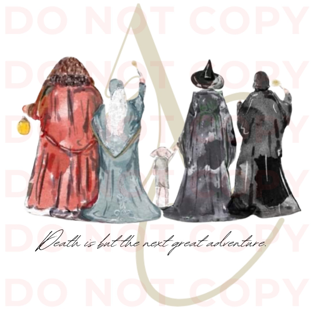 HP Death is but the Next Great Adventure PNG ONLY - Etsy