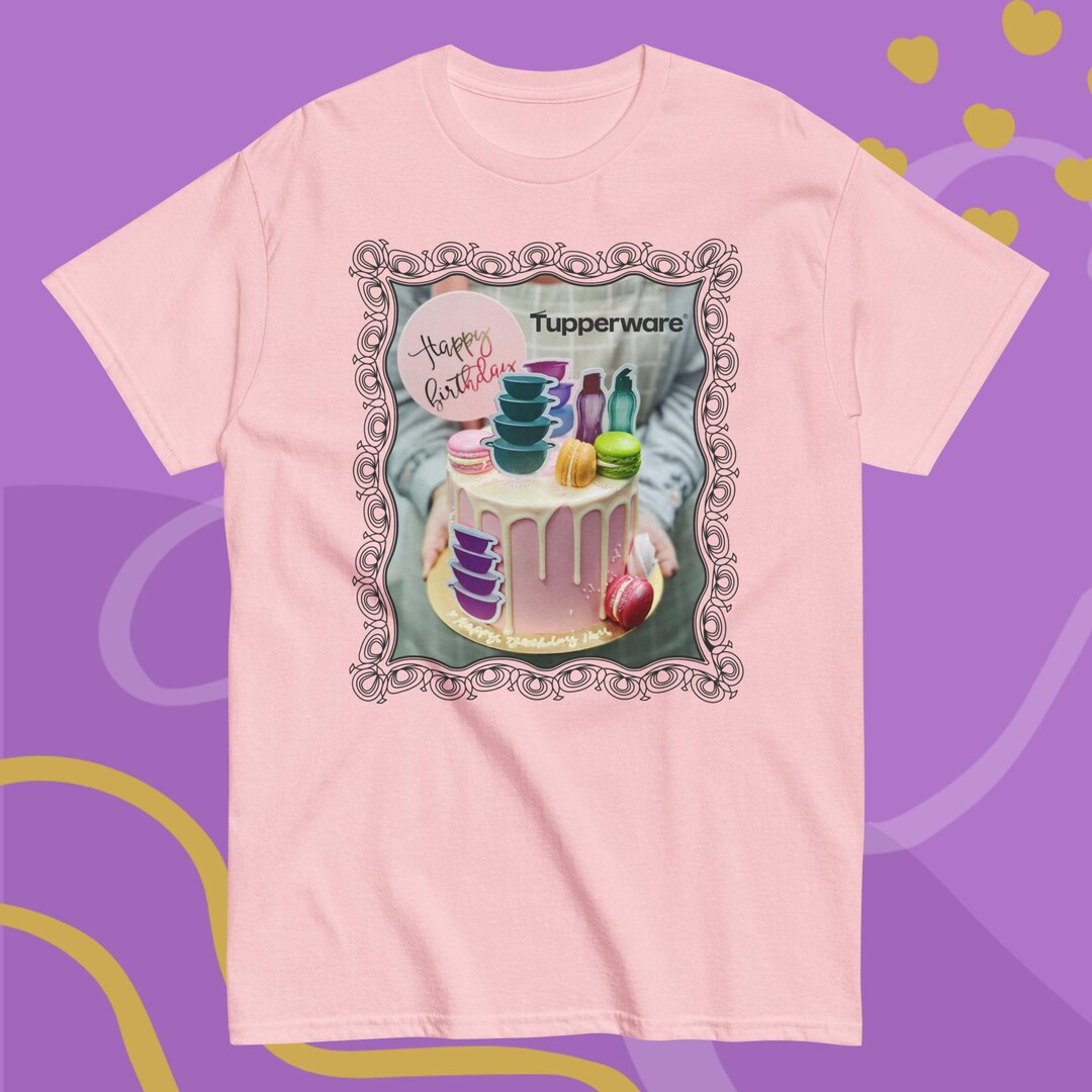Tupperware Birthday Tee - Etsy