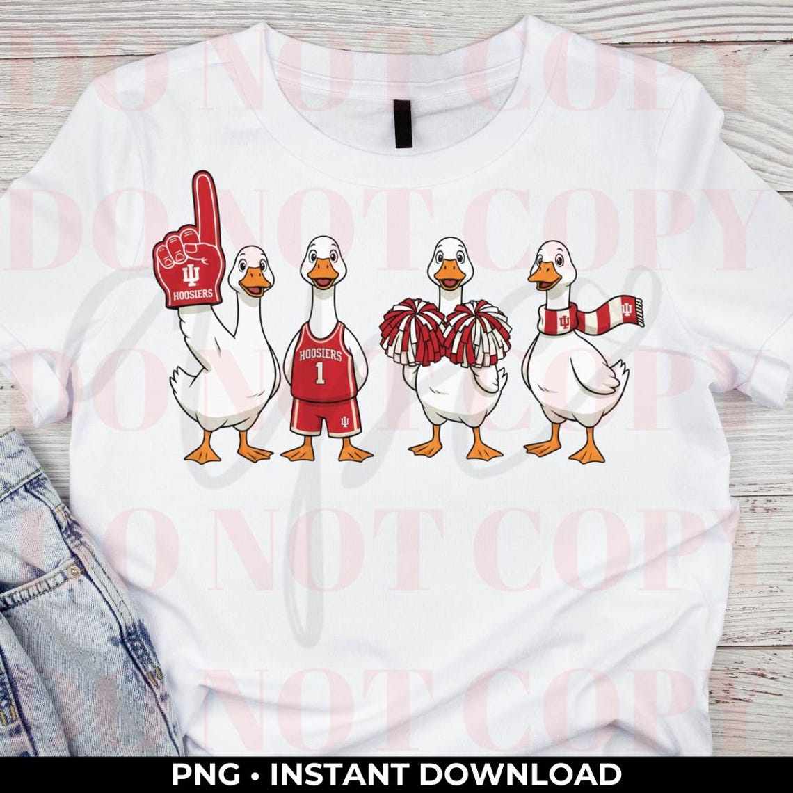 Indiana Hoosiers Goose PNG ONLY - Etsy