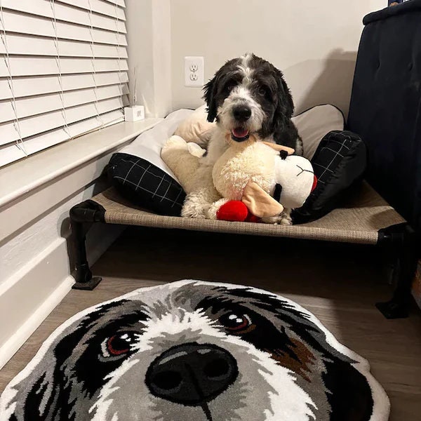 Custom Tuft Pet Rug Design Personalized Shape Design Custom Dog Cat ...