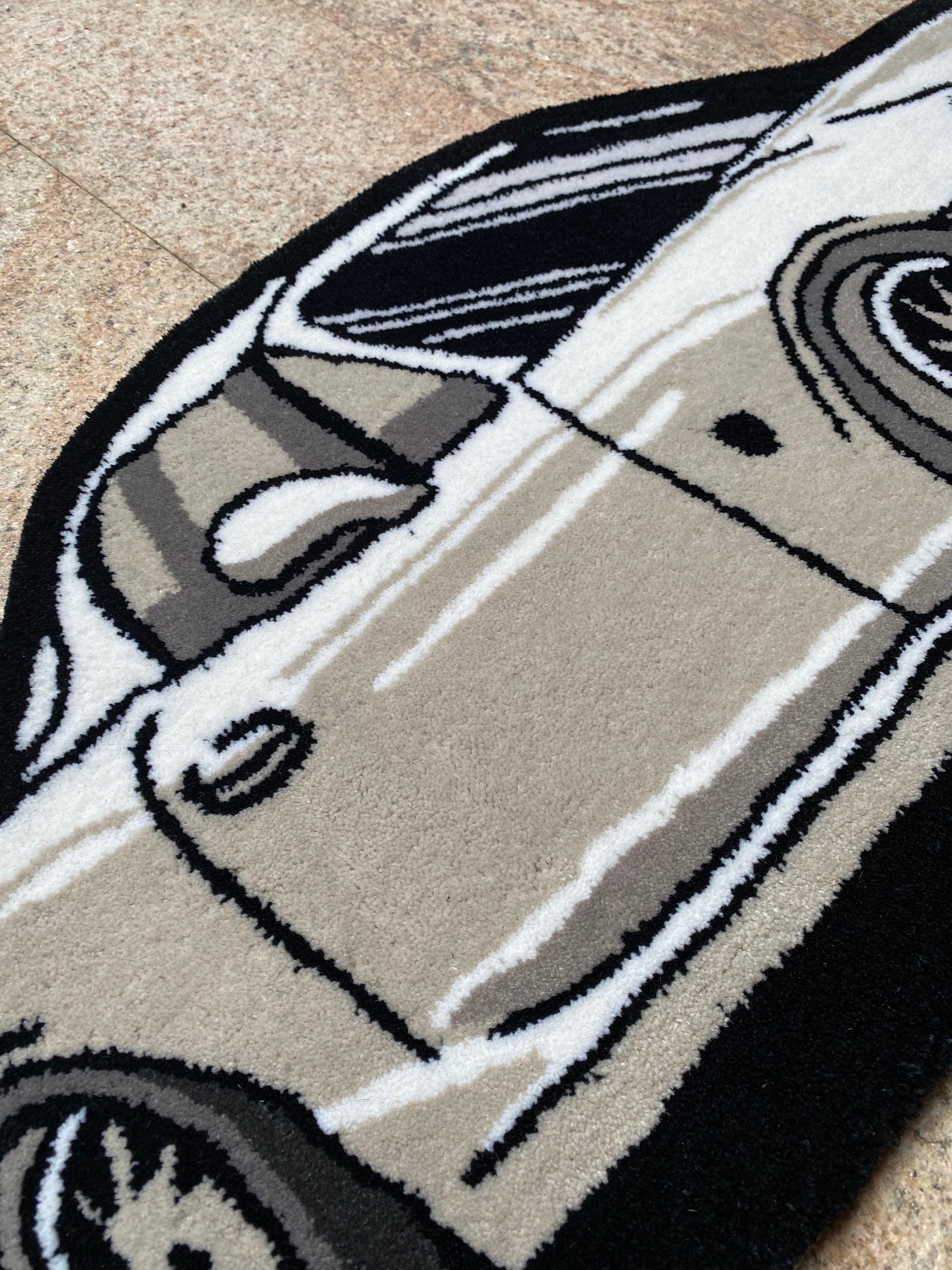 Custom Tuft Rug Design Custom Car Rug Personalized Shape Design Anime ...