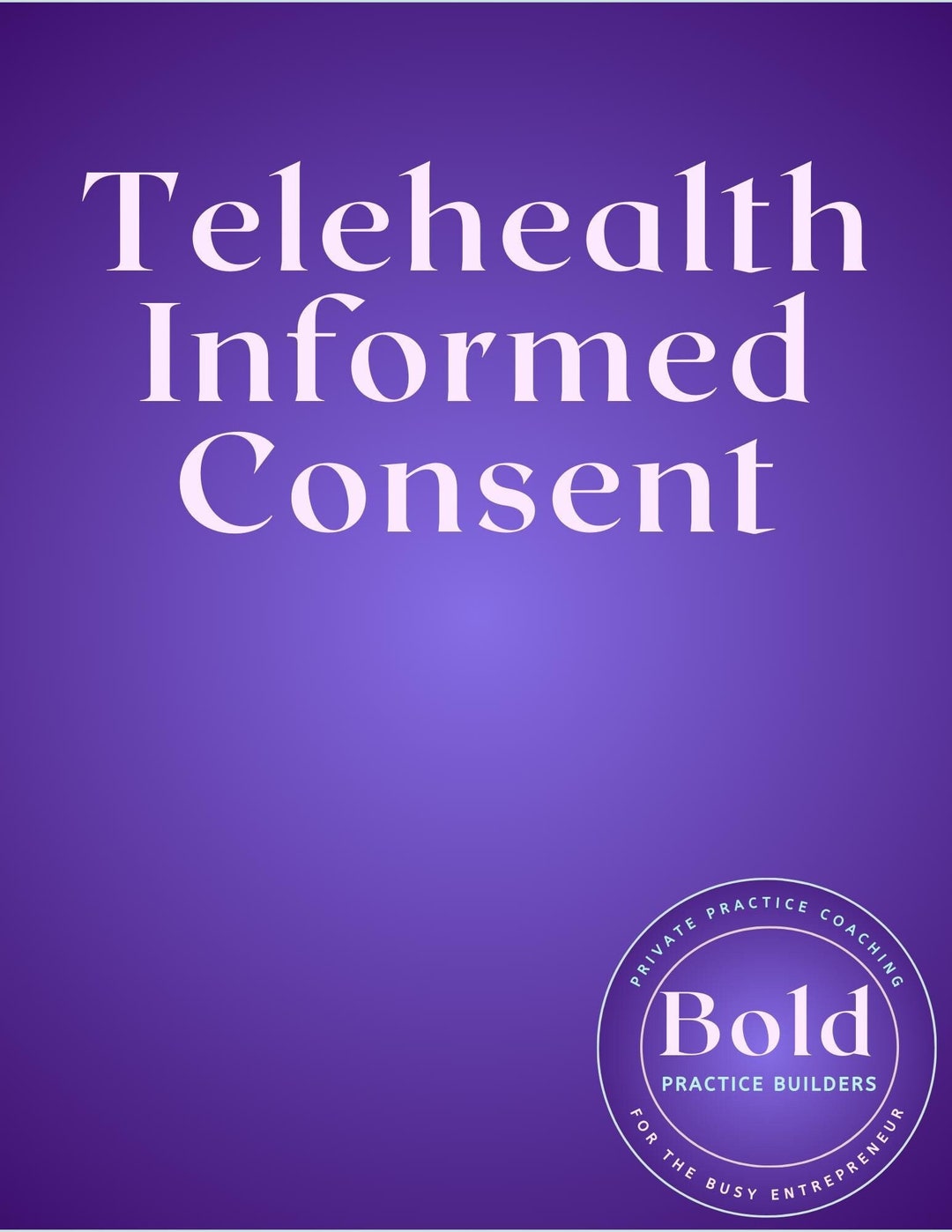 Telehealth Informed Consent - Customizable Word Doc - All Your ...