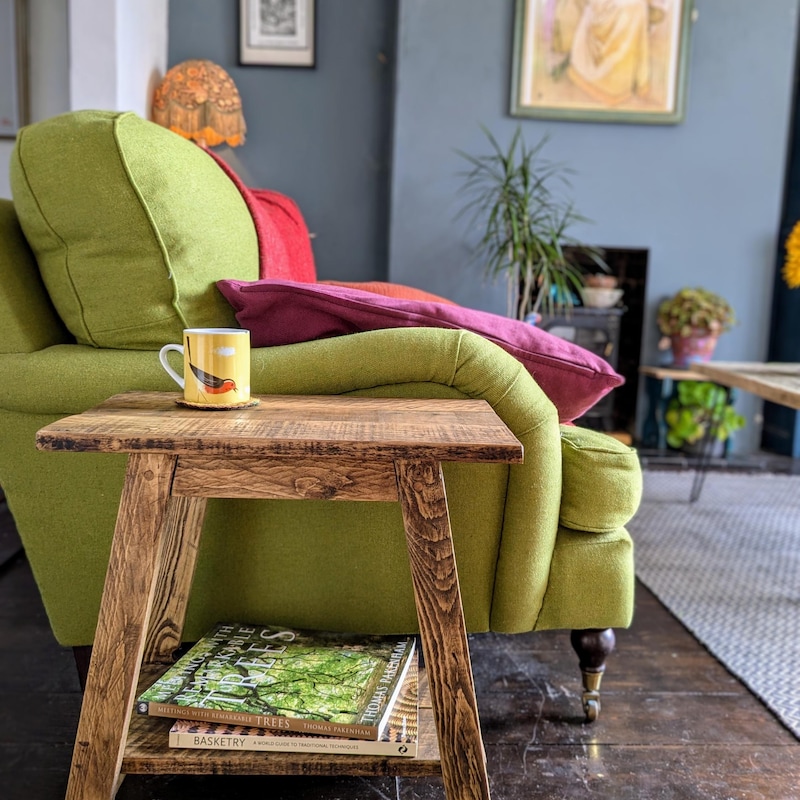 Upcycled Side Table - Etsy UK