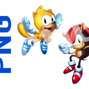 Sonic Mighty and Ray 2 Images Digital Download,png, Cricut Tshirt ...