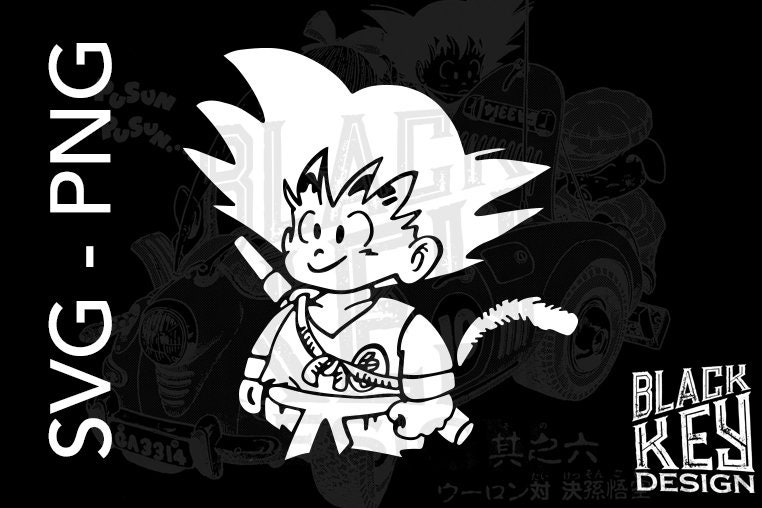 Anime SVG Bundle SVG Kid Goku Anime, High Quality Svg Anime, Anime File ...