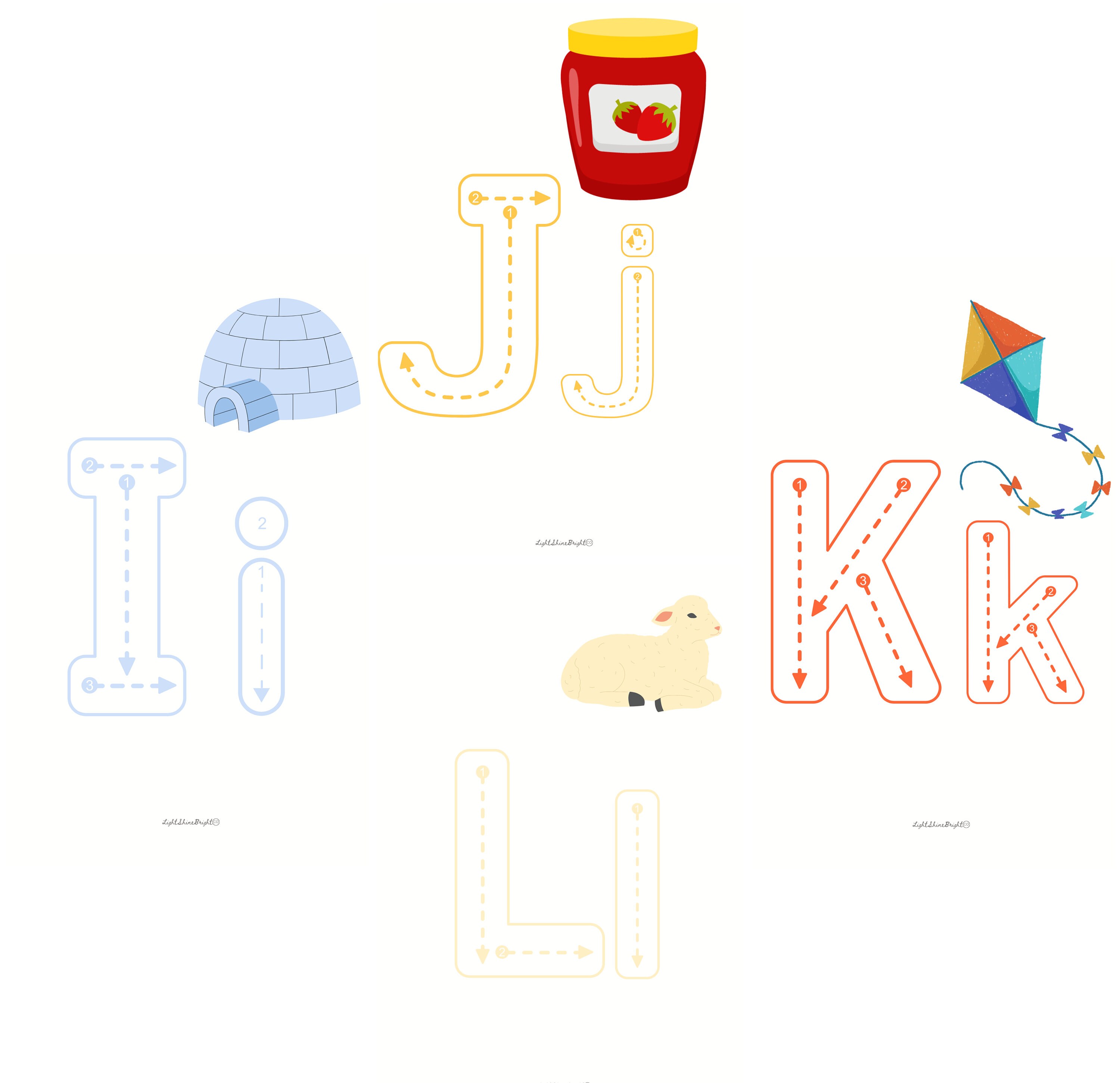 Traceable ABC Print Outs Homeschool Abc's - Etsy